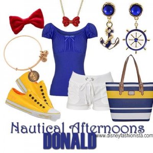 Disney Bounding With The Disney Fashionista- The Dazzling Donald Duck