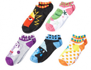 Disney Discovery- Inside Out 5 Pair Socks