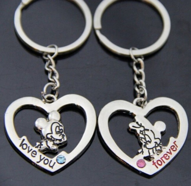 Disney Discovery- Mickey And Minnie Couples Key Chains