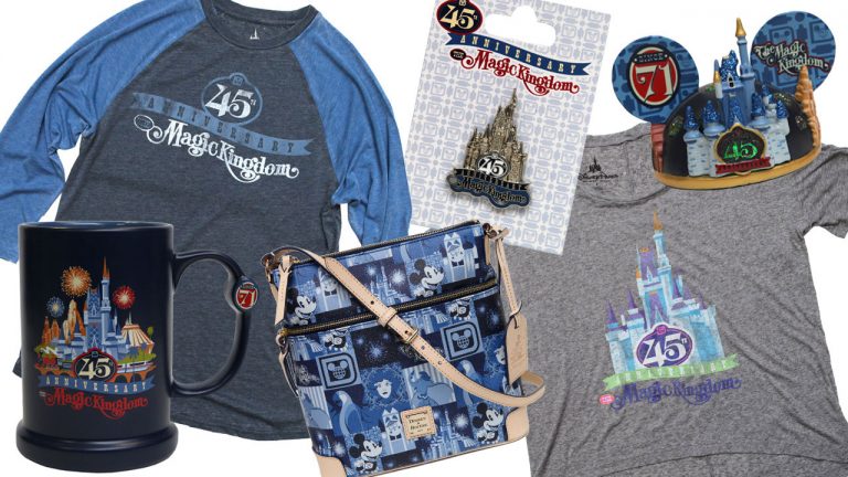 Merchandise For Magic Kingdom 45th Anniversary Revealed! - Disney World
