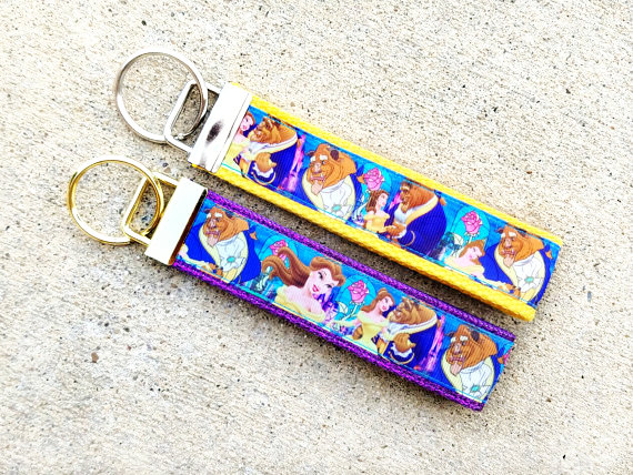 Beauty and the Beast Inspired Key Chains In Time for the 25th ...