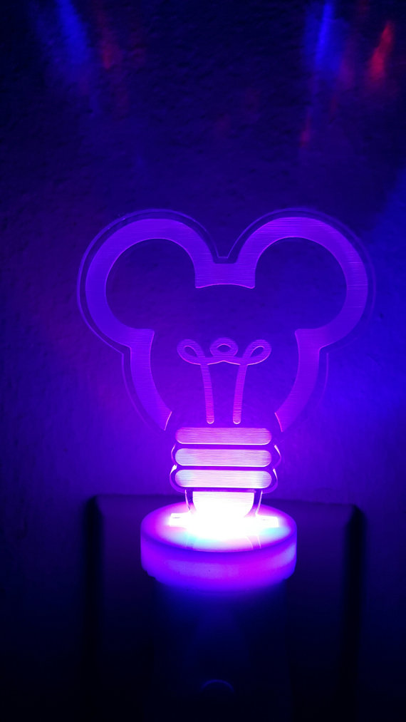 Mickey Mouse Color Changing LED Night Light - Discovery