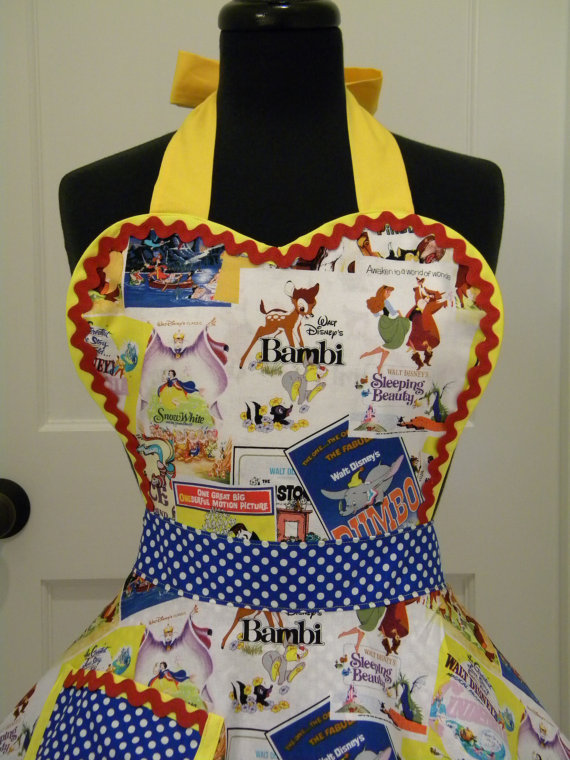 Disney Movie Poster Inspired Apron for the Disney Chef - Discovery