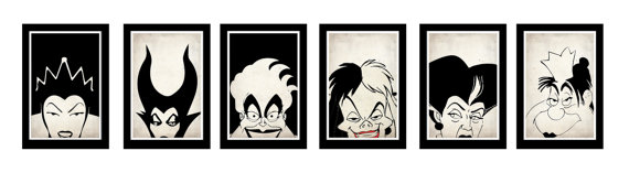 Show Your Evil Side with the Disney Villains Poster Set - Discovery