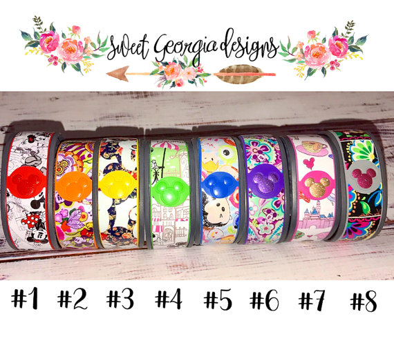 Dress up your MagicBand this spring with a bright decal - Discovery