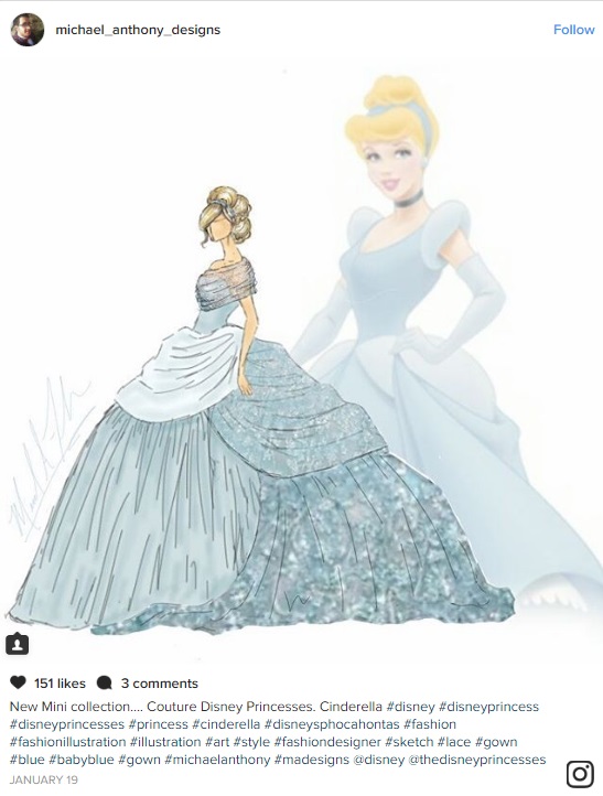 Michael Anthony Designs Debuts a Couture Collection on Instagram ...