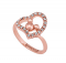 Disney Discovery- Rose Gold Minnie Mouse Heart Ring - Jewelry