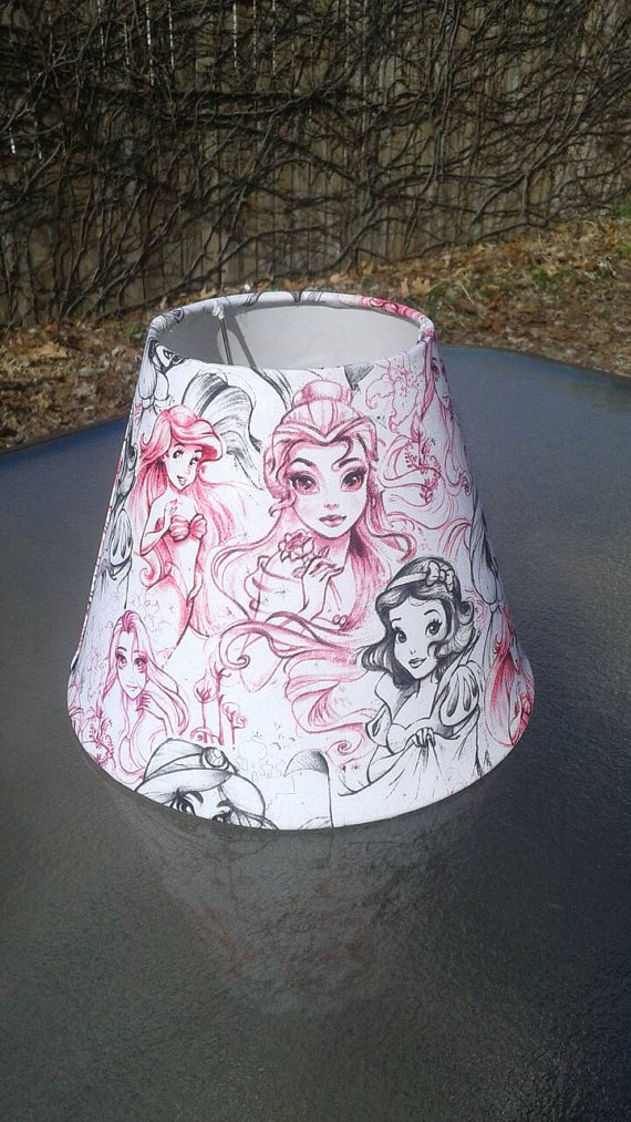 Brighten Up Any Room With This Disney Princess Inspired Lamp Shade ...