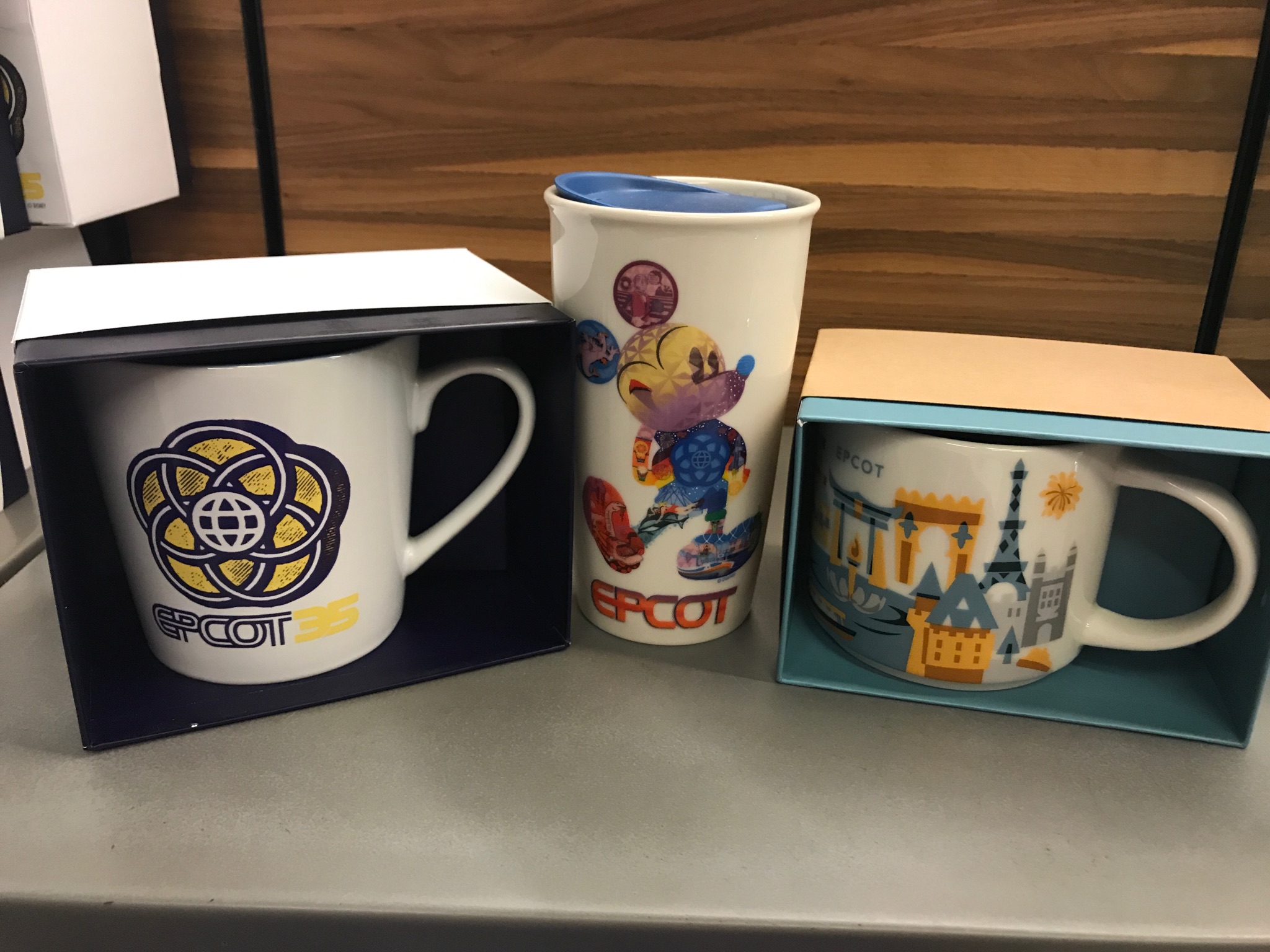 Epcot Gets 2 New Starbucks Mugs In Addition To The 35th Anniversary Mug ...