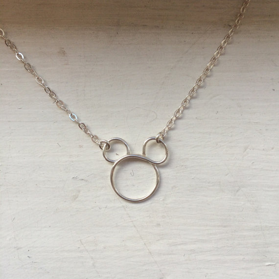 Silver or Gold? This Mickey Mouse Inspired Necklace Is Stunning In Both ...