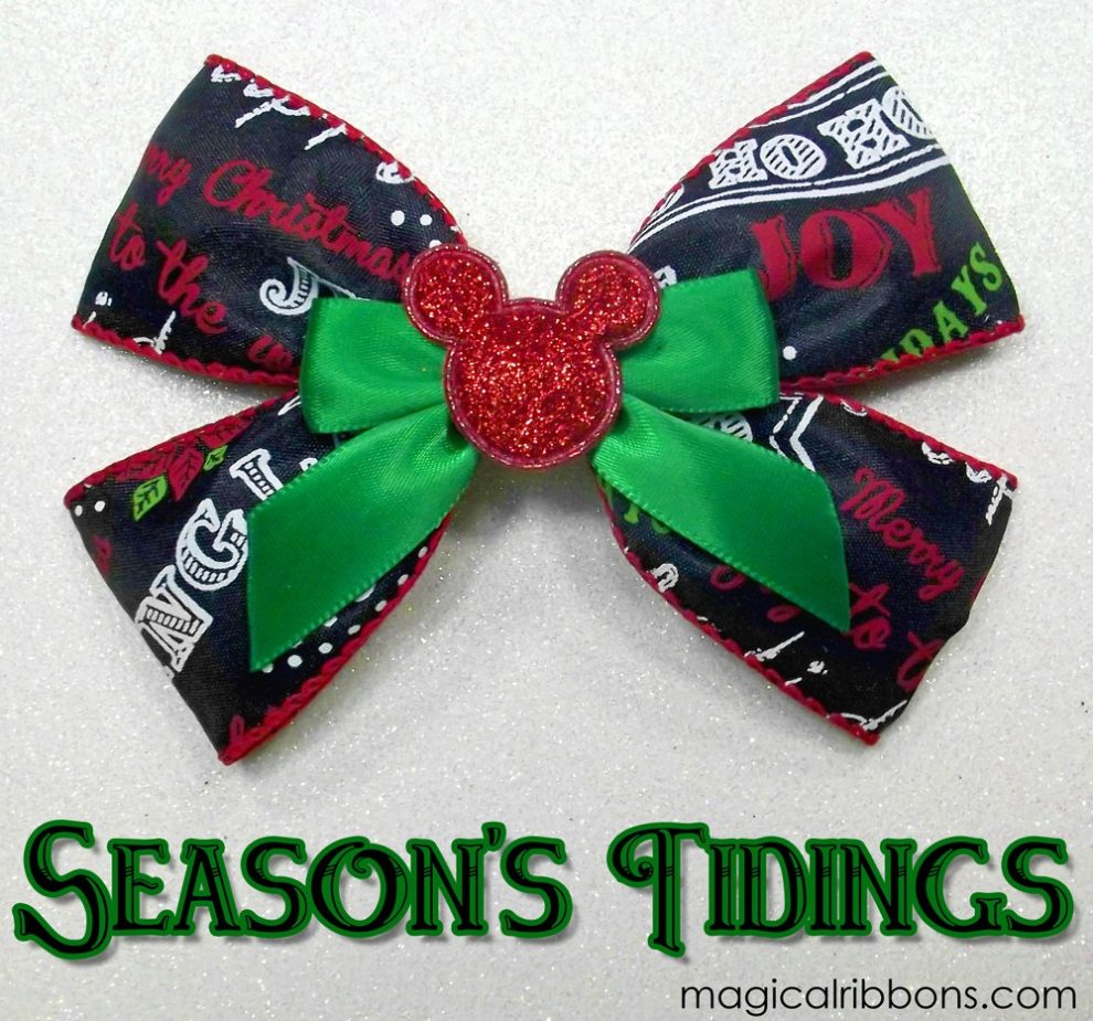 These Disney Christmas Bows will Make Your Accessories Merry and Bright ...