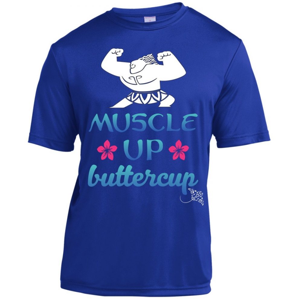 Muscle Up Buttercup with Maui Inspired Graphic Apparel - Fashion