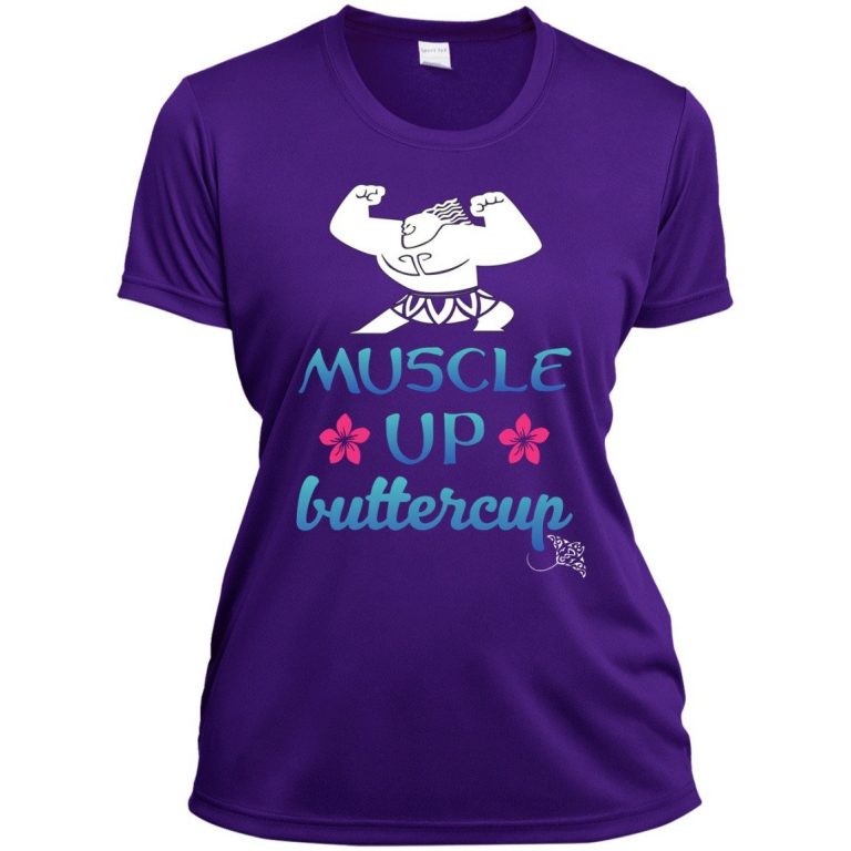 Muscle Up Buttercup with Maui Inspired Graphic Apparel - Fashion