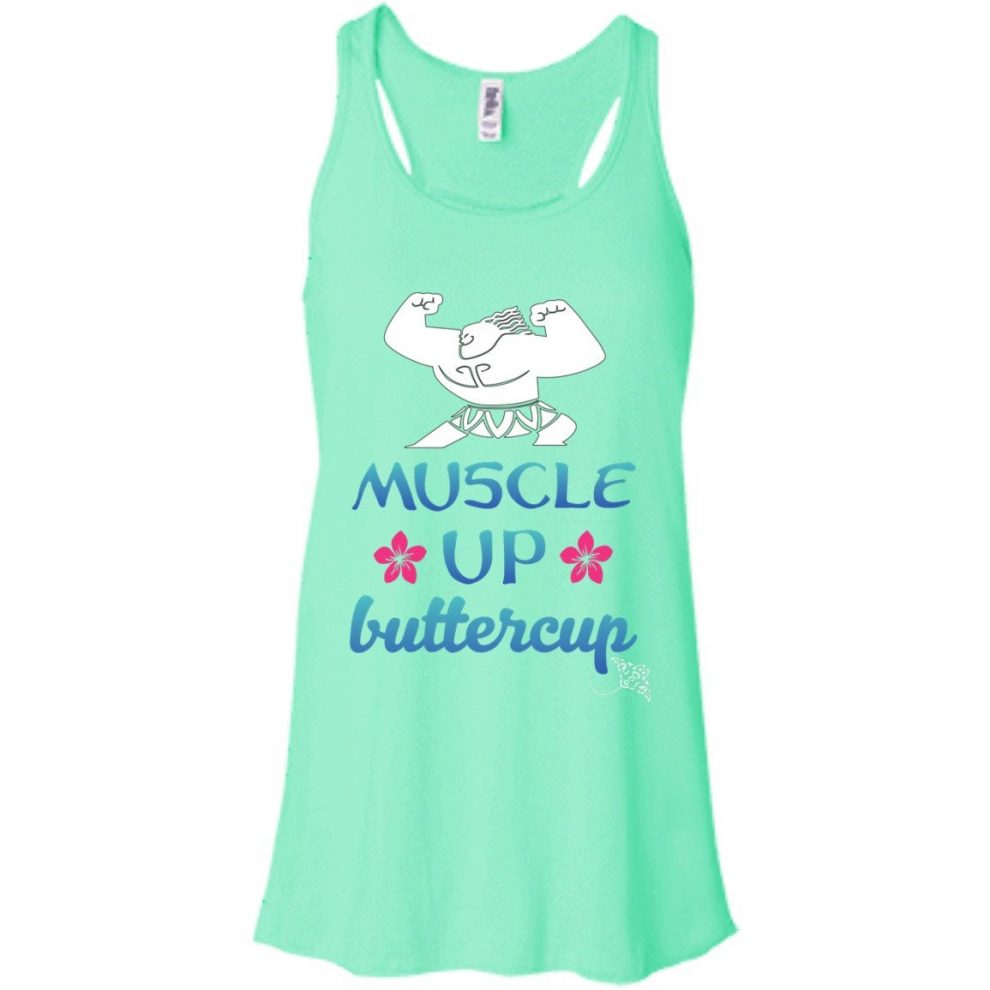 Muscle Up Buttercup with Maui Inspired Graphic Apparel - Fashion