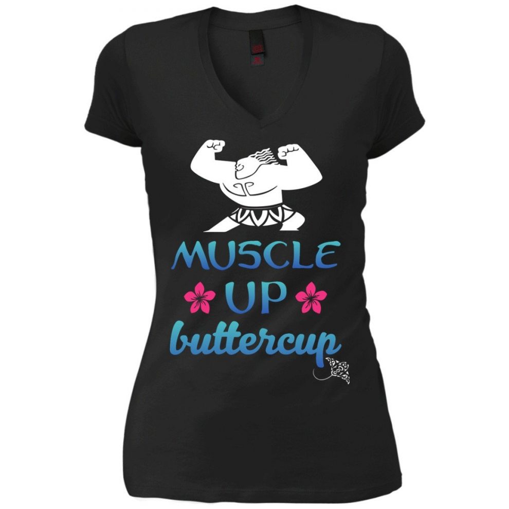 Muscle Up Buttercup with Maui Inspired Graphic Apparel - Fashion