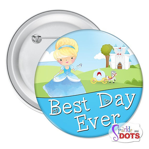 Have the Best Day Ever with these Adorable Princess Buttons - Style