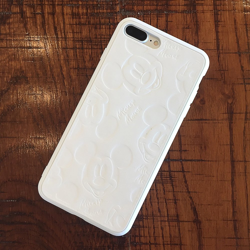 Sleek and Adorable Leather Mickey Mouse iPhone Covers - Cell Phone Cases