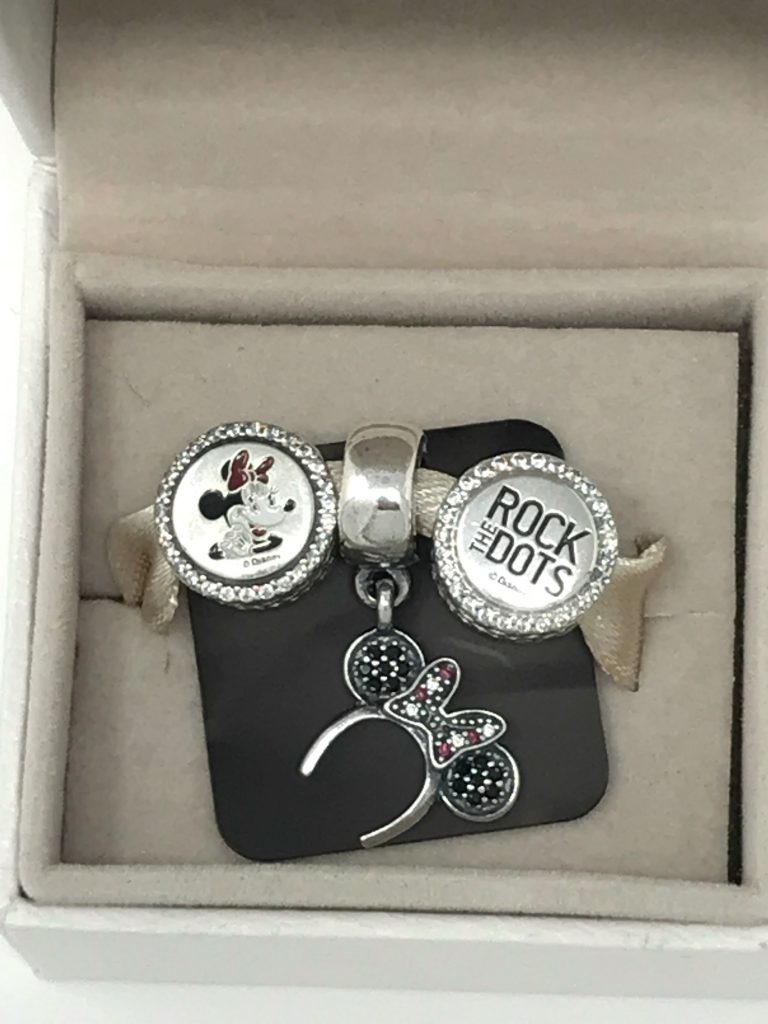 New Rock the Dots Minnie Mouse Pandora Charm Set - Jewelry