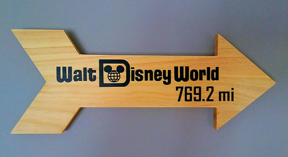 Which Way To Disney? Just Check This Sign Post! - Decor