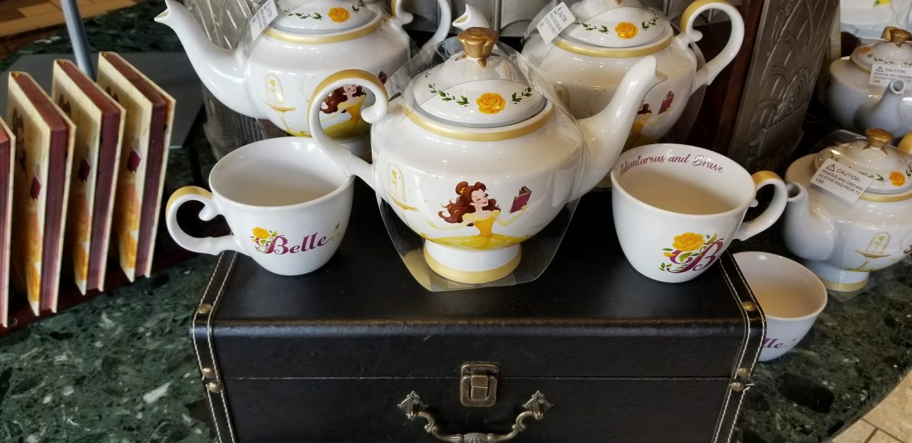 Enjoy Tea Time With This Gorgeous Belle Tea Set from Walt Disney World ...