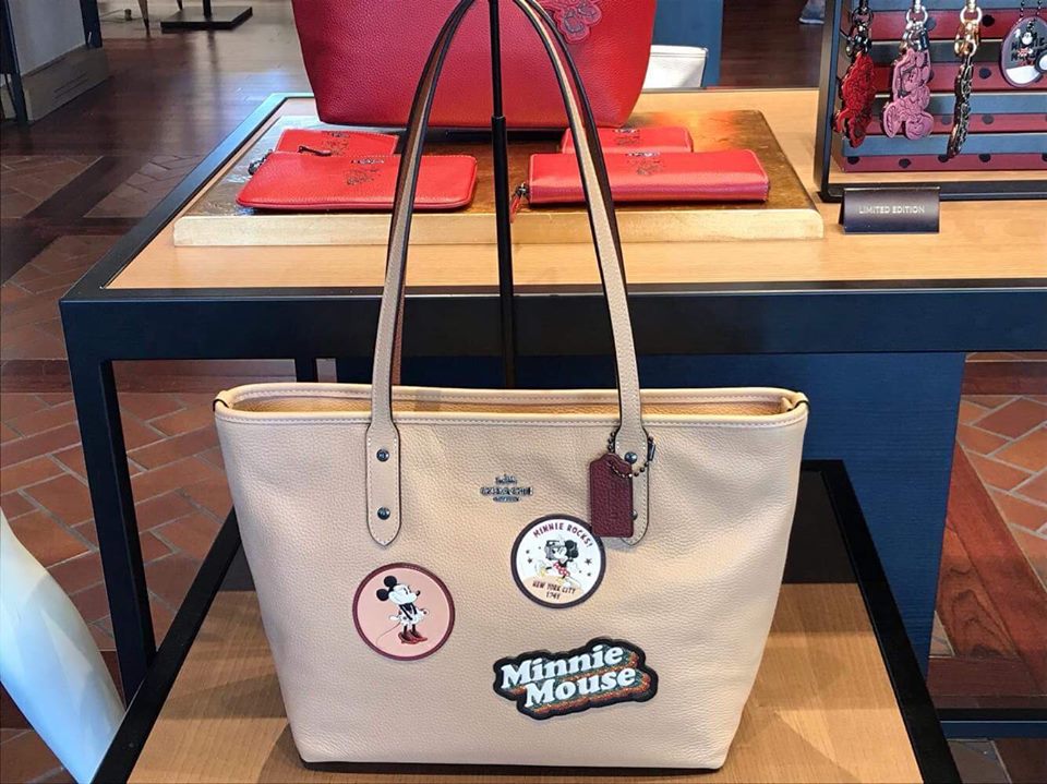 New Minnie Mouse Coach Collection At Disney Springs - bags