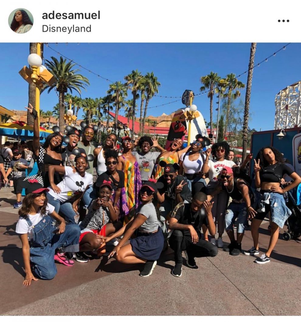 Stylist Ade Samuel Spends Her Birthday At Disneyland - News