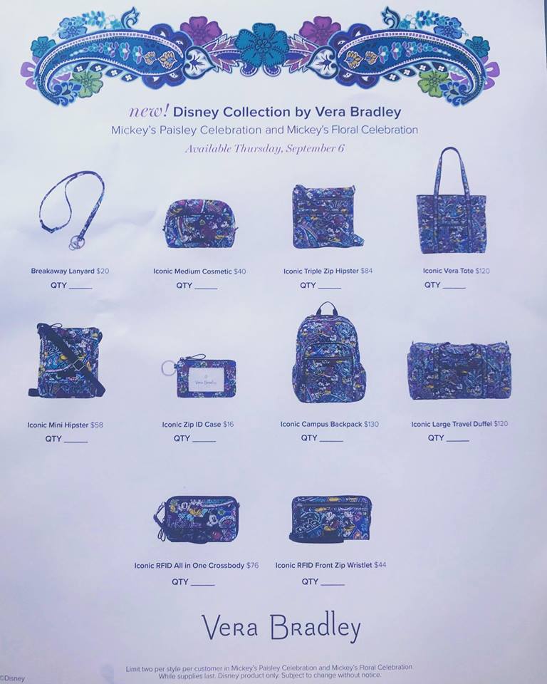 The Newest Disney x Vera Bradley Collection Is Now At Disney Springs ...