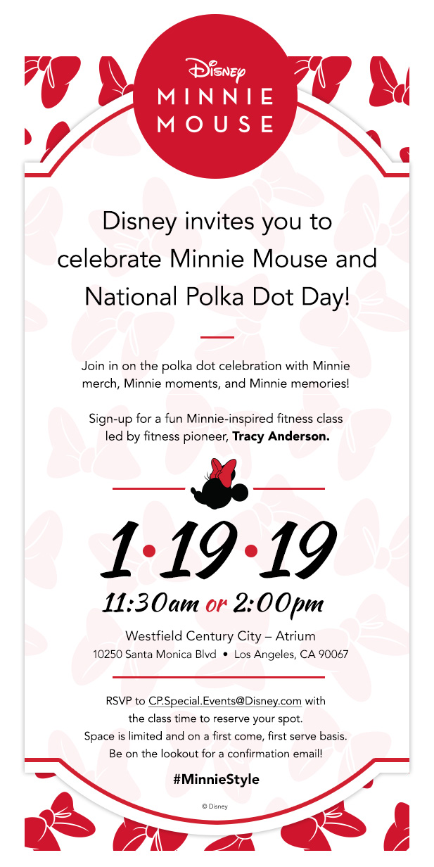 Celebrate Minnie Mouse for National Polka Dot Day - News