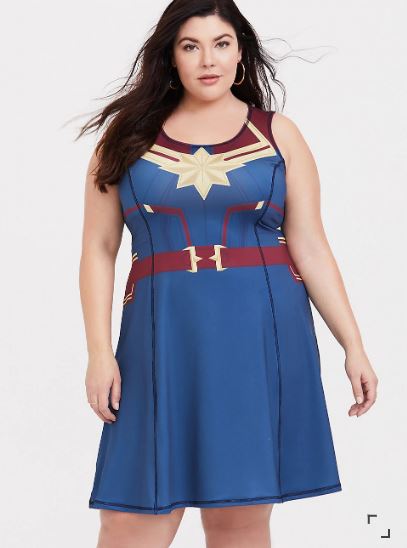 Torrid Just Launched a Captain Marvel Collection Worthy of Any Super ...