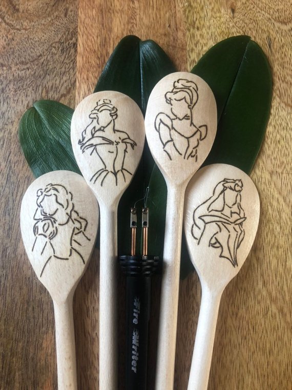 Whip Up Some Magic In Your Kitchen With Disney Princess Wooden Spoons ...
