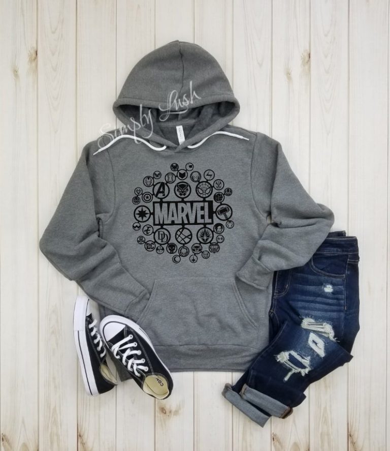 Be Heroic in this Marvel Superhero Cast Sweatshirt - clothes