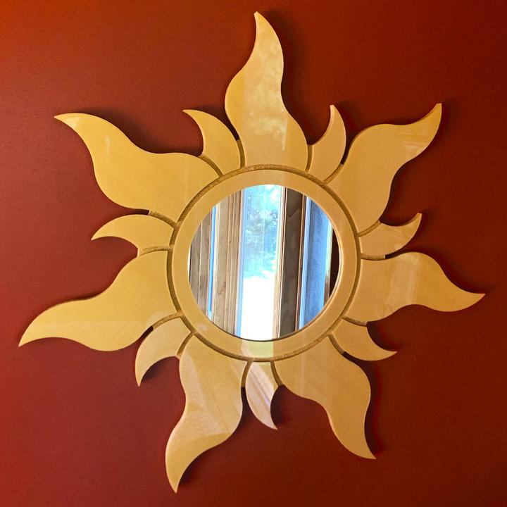This Sun Mirror Will Remind You Of Your Favorite Long-Haired Princess ...