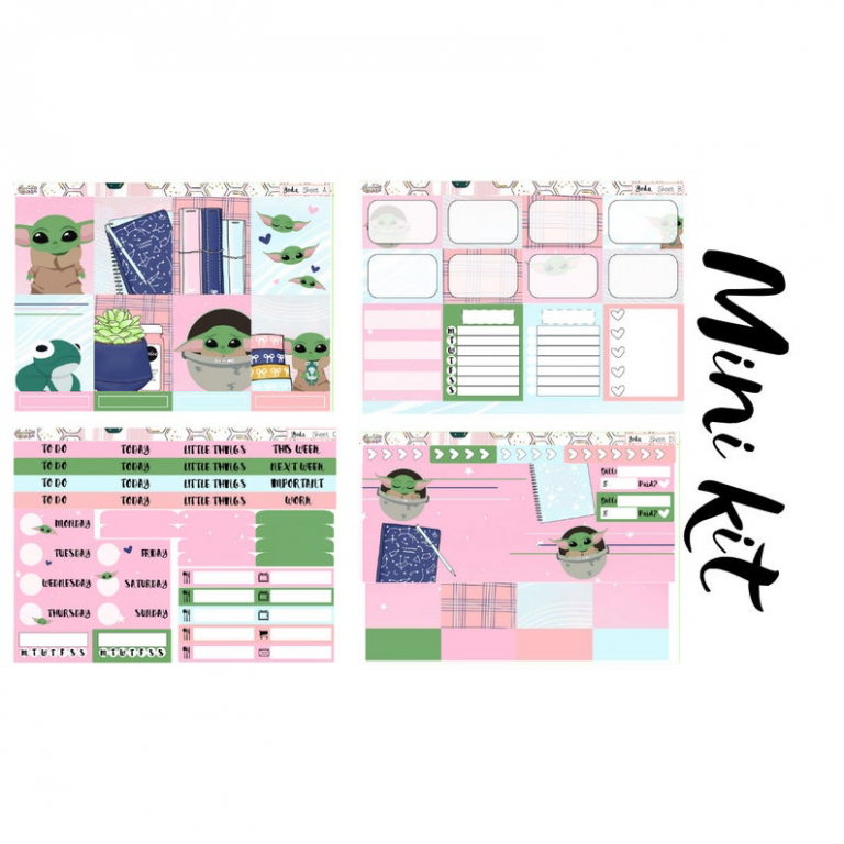 These Baby Yoda Stickers Will Make Your Planner Even More Adorable - Shop
