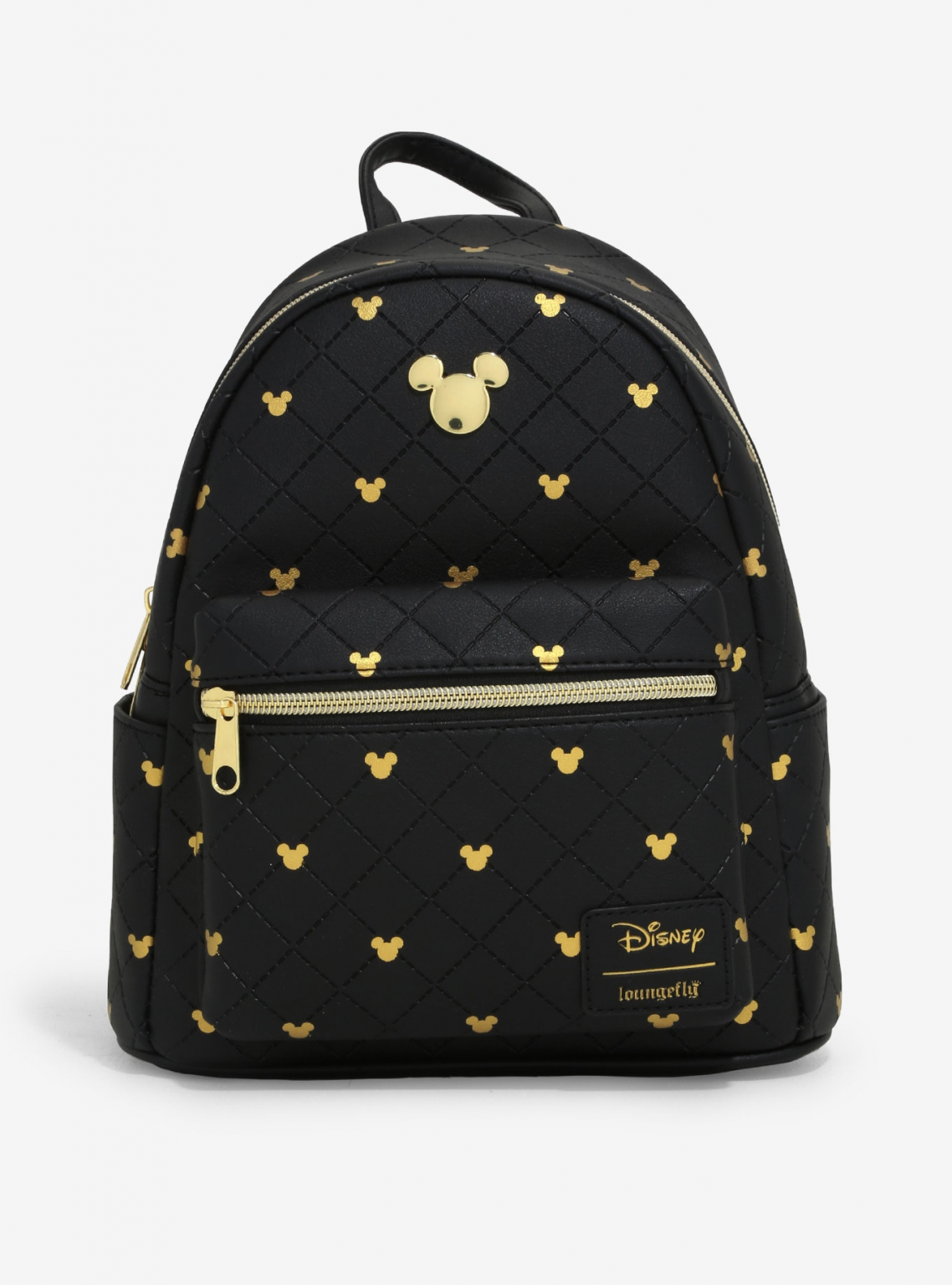 This Black And Gold Mickey Loungefly Mini Backpack Is Fit For Royalty ...