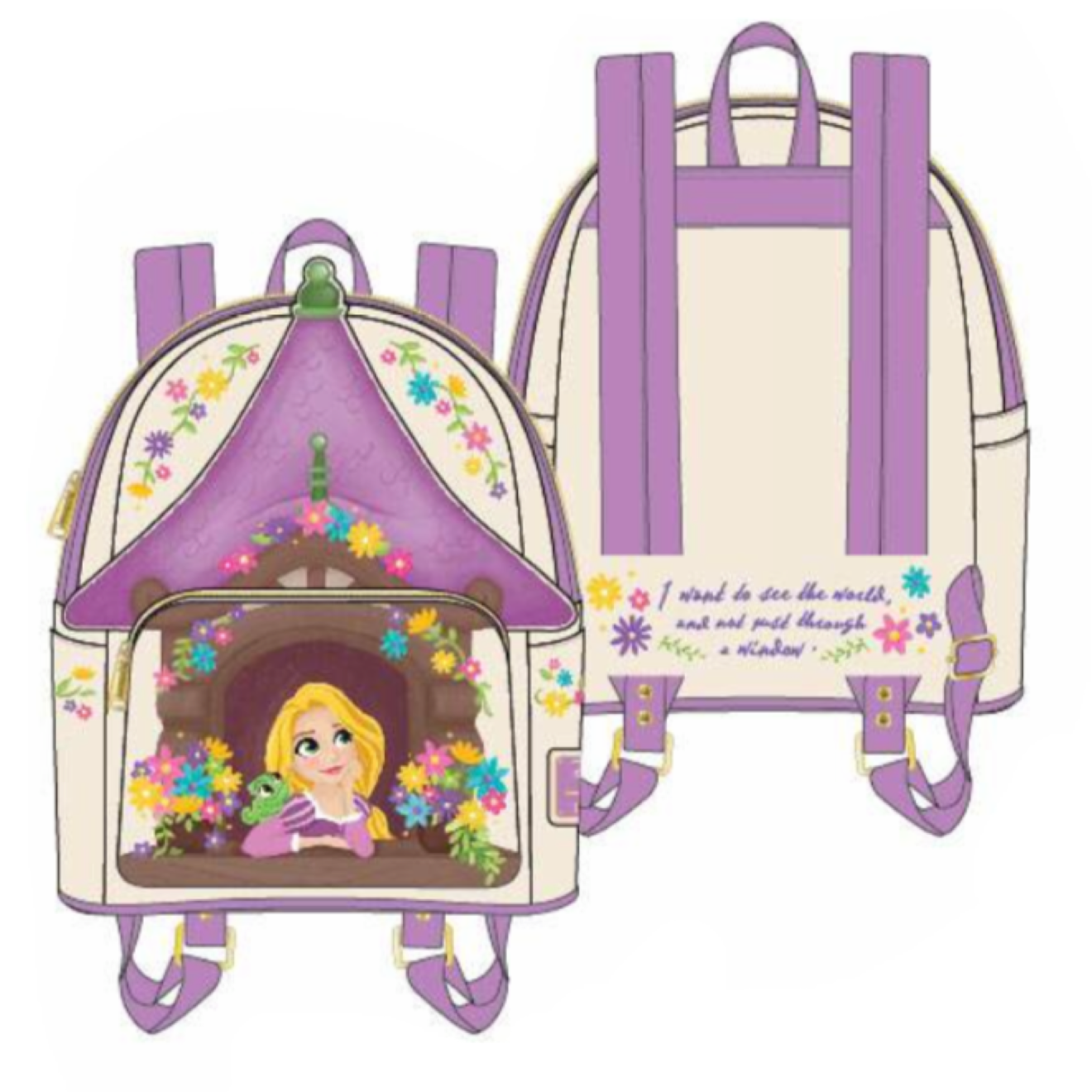 The New Rapunzel Loungefly Collection is A Dream Come True - bags