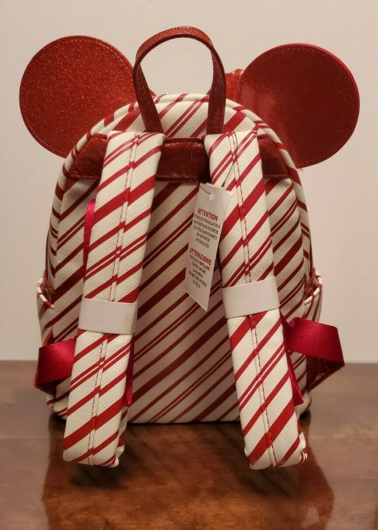 Refreshing New Peppermint Candy Disney Loungefly Backpack - bags