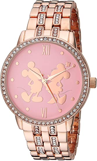 Disney Discovery- Rose Gold Mickey and Minnie Watch - Jewelry