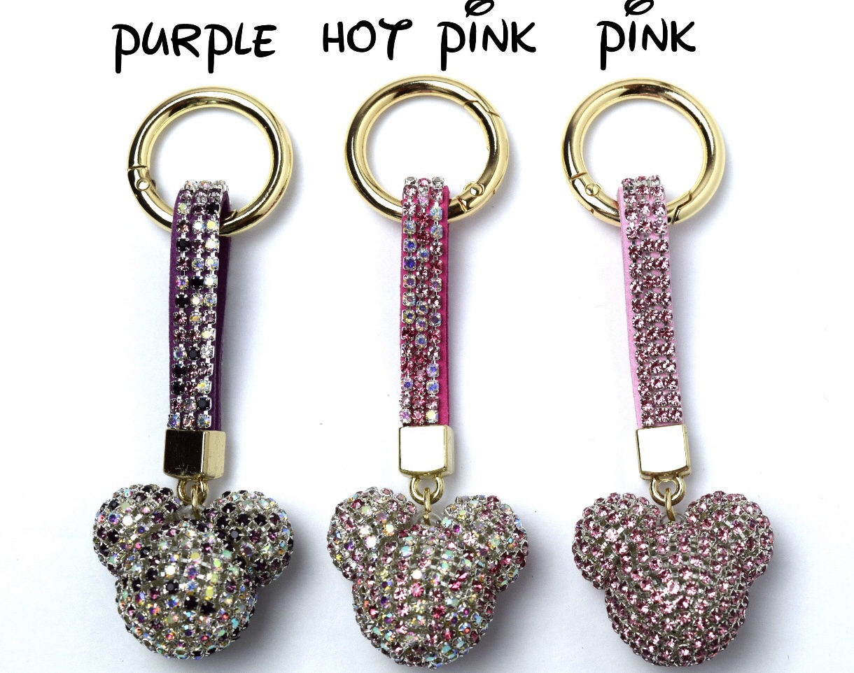 Bling Into The New Year With Rhinestone Mickey Mouse Keychains