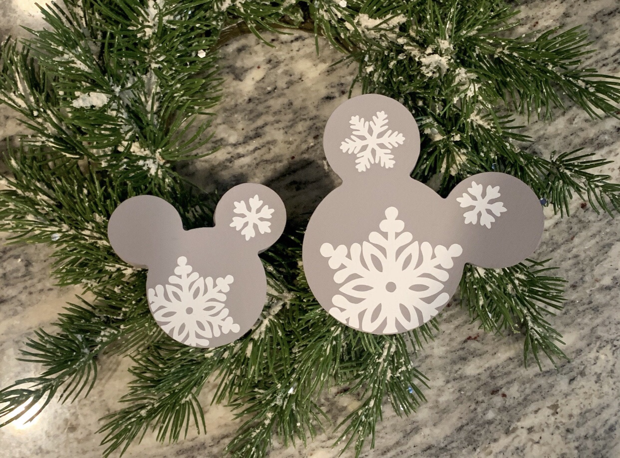 Mickey Mouse Winter Snowflake Decorations