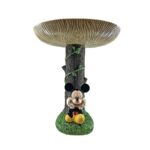 Hand-painted Mickey Mouse Birdbath Will Add A Splash of Whimsy to Your ...