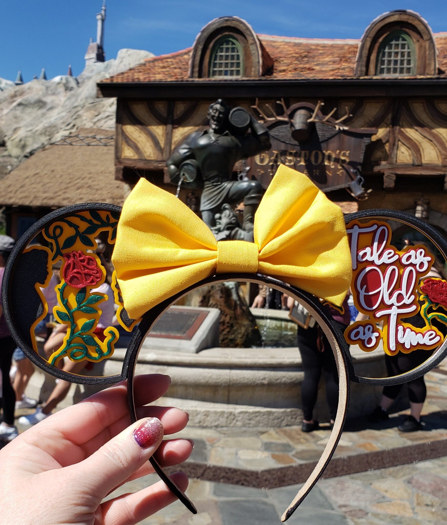 Gorgeous 3D Beauty and the Beast Ears For Your Next Disney Trip! - Ears
