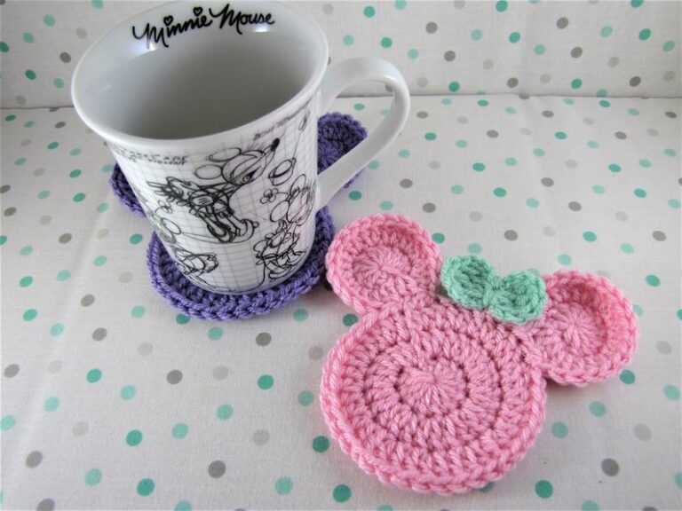 Crochet Mouse Coasters Are What My Tables Have Been Missing - home