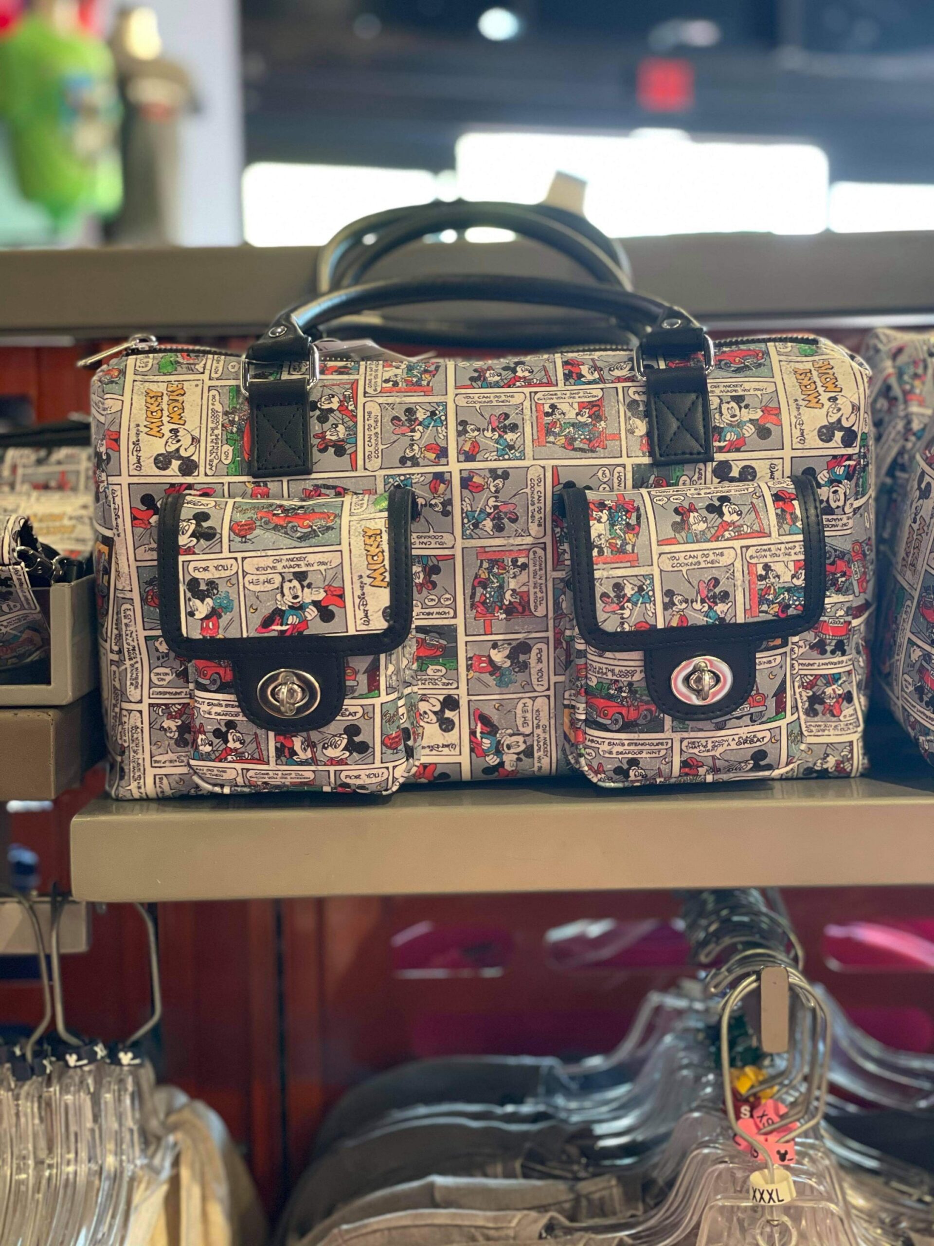 Mickey Mouse Comic Strip Bags Are A Fun Statement! - bags