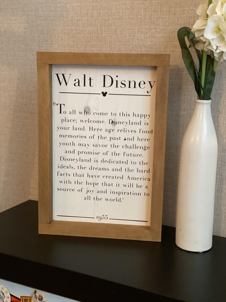 Seven Disney Inspired Signs To Add Style To Your Space - Decor