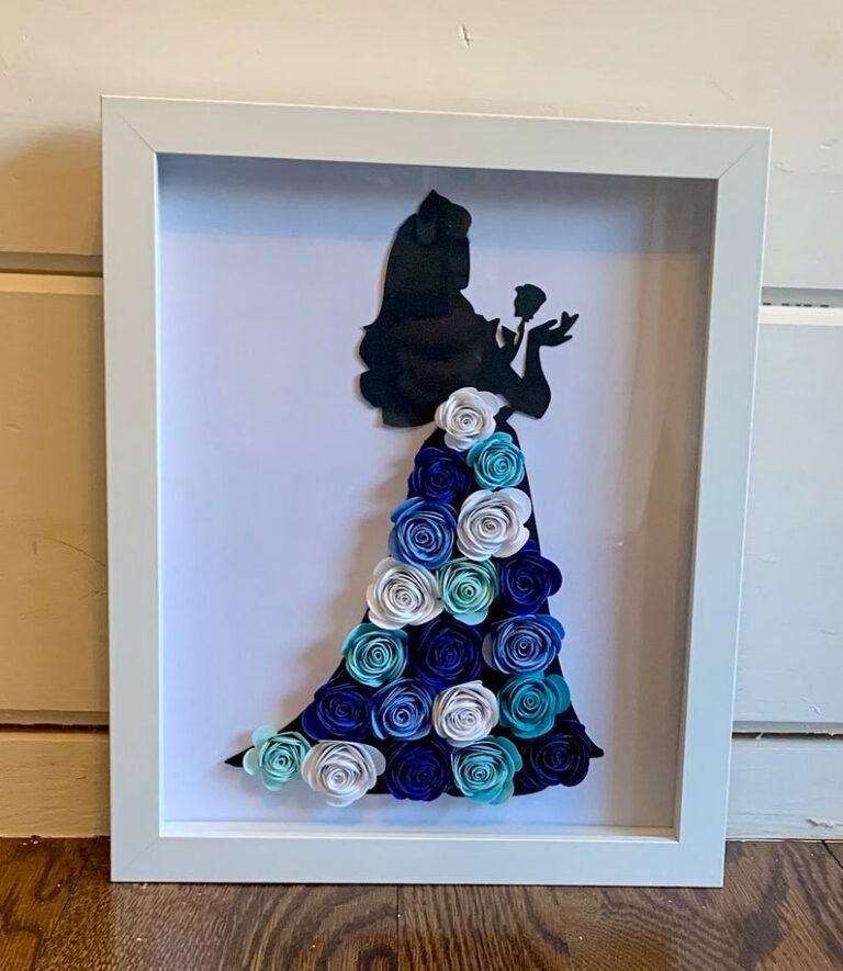 The Disney Princesses Looking Stunning In These 3D Rolled Flower ...