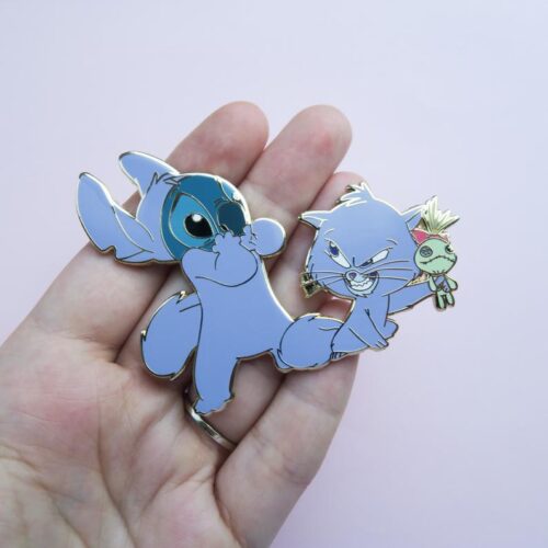 Stitch Plays Dress-Up With Some Furry Cat Friends On These Enamel Pins ...