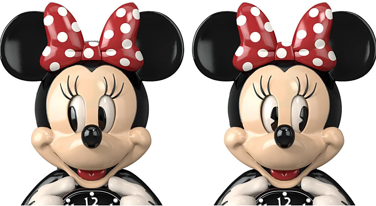 Disney Discovery- Moving Minnie Wall Clock