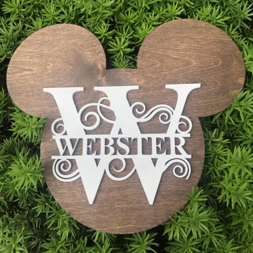 Personalized Mickey Sign Will Add Disney Magic To Your Home - Decor