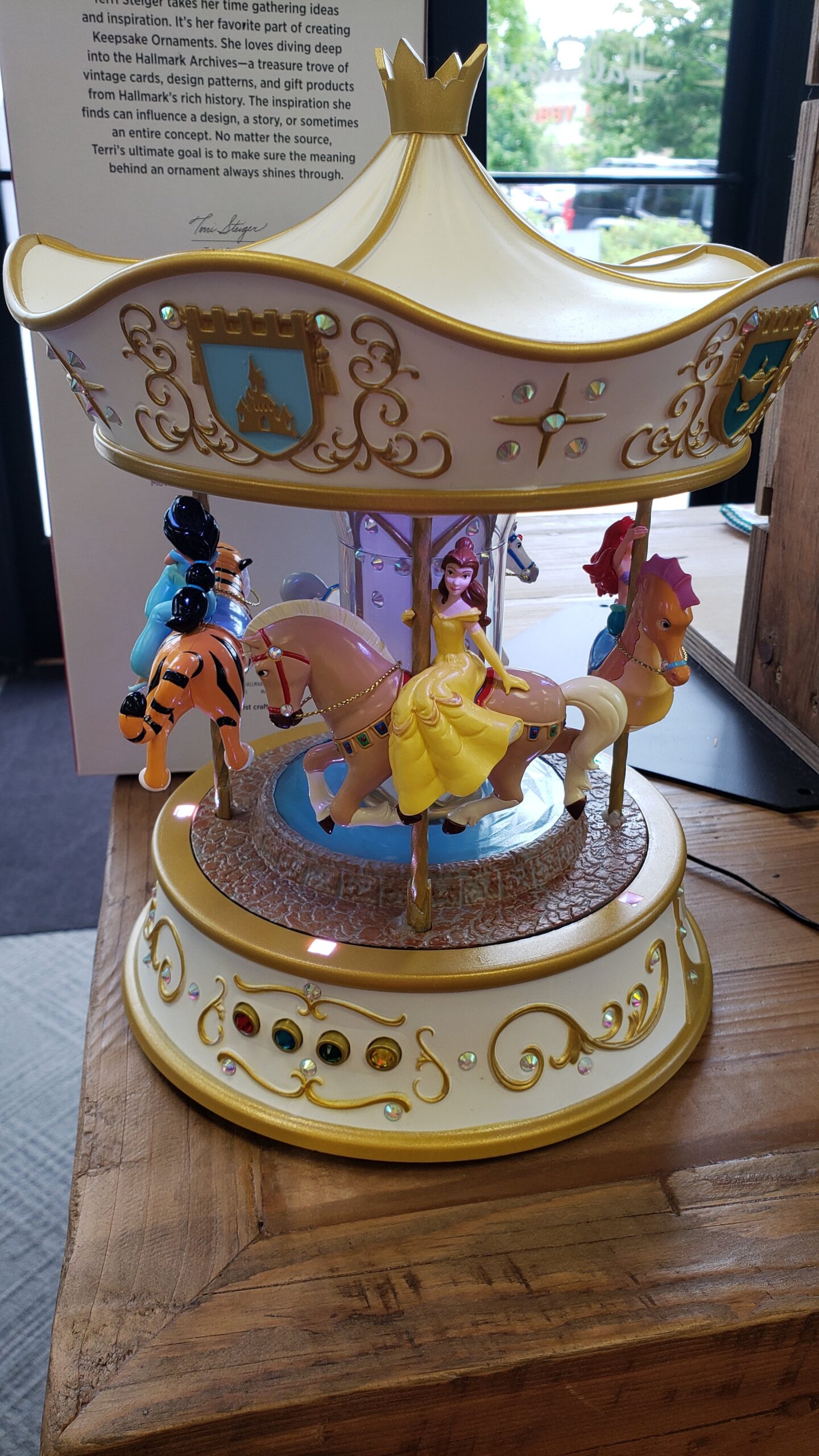 Dreams Come True And Go Round With the Princess Carousel! - Decor