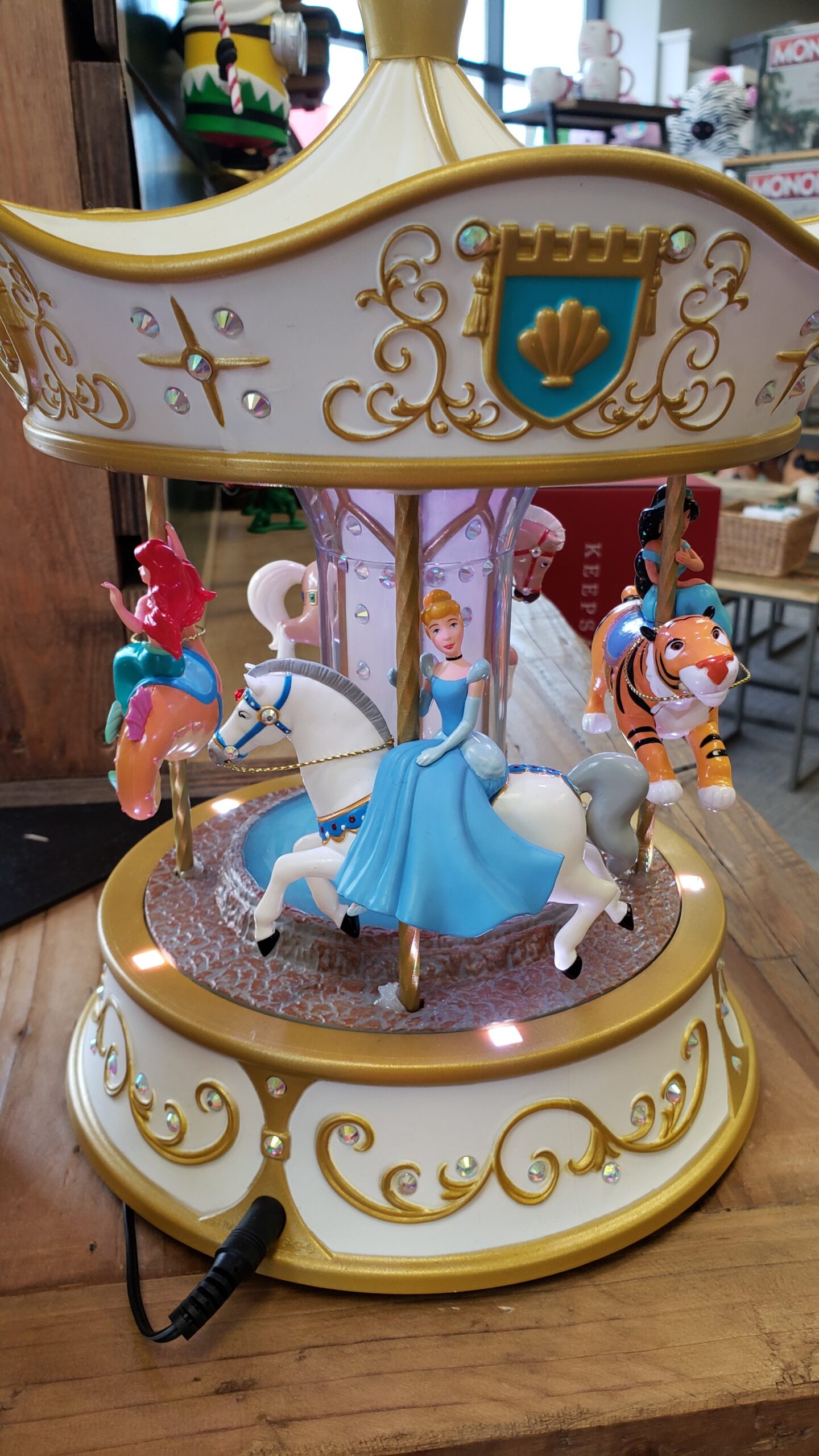 Dreams Come True And Go Round With the Princess Carousel! - Decor